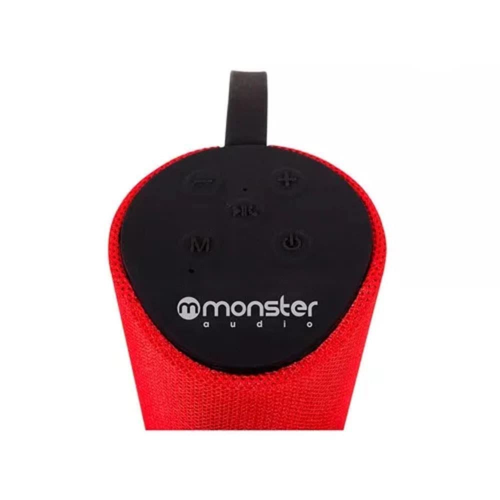 MONSTER AUDIO PARLANTE BLUETOOTH/FM/SD/AUX/MIC ROJO MONSTER | casaroyal ...