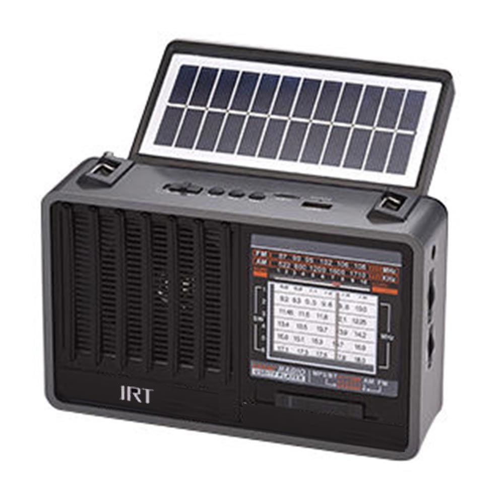 IRT RADIO RECARGABLE SOLAR 8 BANDAS | casaroyal.cl - Casa Royal