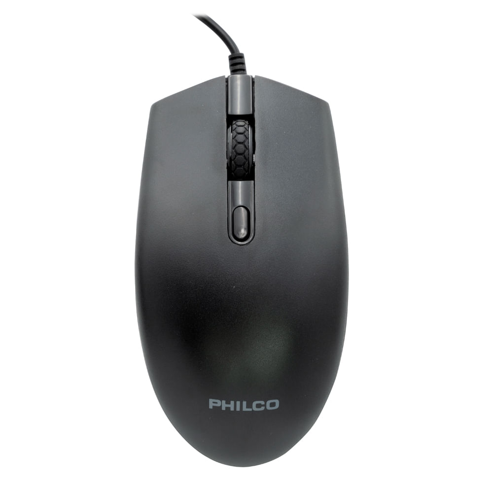 PHILCO MOUSE ALÁMBRICO SPK7204 NEGRO | casaroyal.cl - Casa Royal