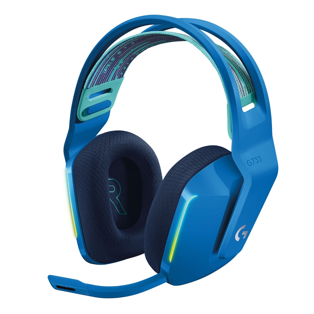 LOGITECH AUDÍFONO HEADSET G733 LIGHTSPEED WIRELESS RGB AZUL | casaroyal ...