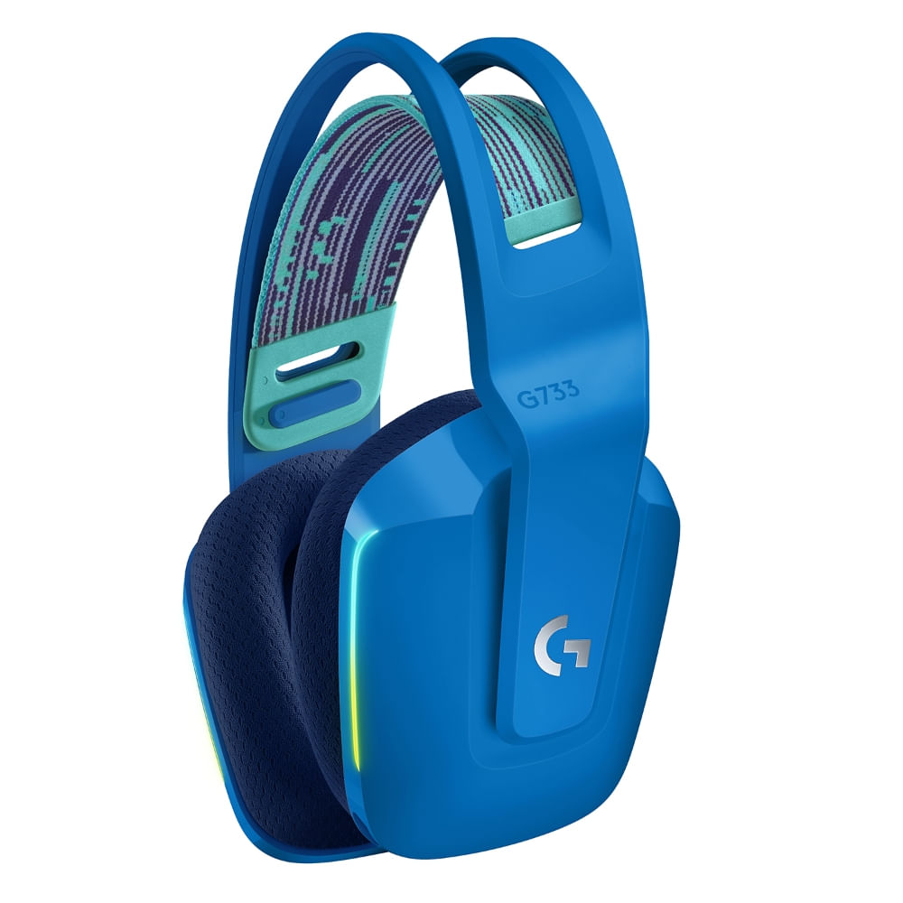 LOGITECH AUDÍFONO HEADSET G733 LIGHTSPEED WIRELESS RGB AZUL | casaroyal ...