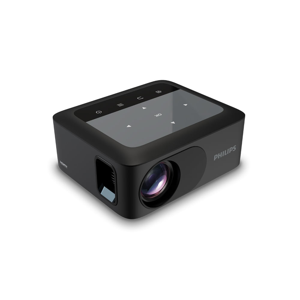 PHILIPS MINI PROYECTOR HD 100 ANSI NEGRO NEOPIX 110 WIFI DUAL BAND ...