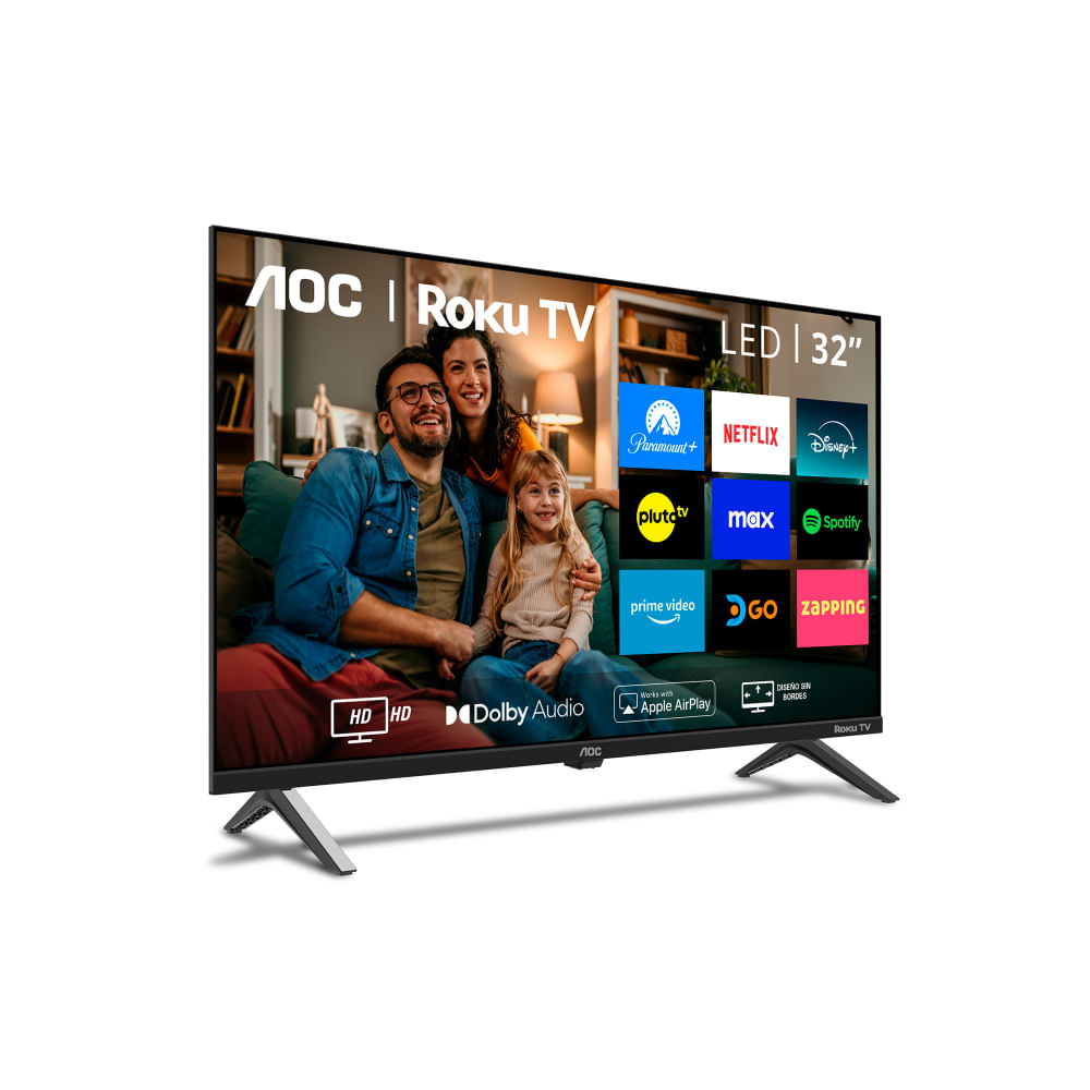 AOC SMART TV 32 ROKU HD LED 32S5045 | casaroyal.cl - Casa Royal