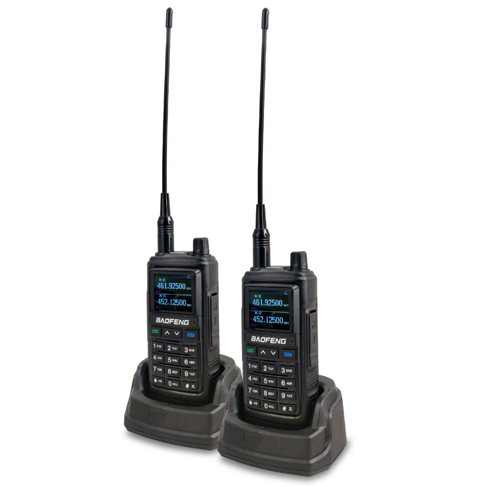 BAOFENG KIT 2 RADIOS INTERCOMUNICADORES DIGITALES 50KM - Casa Royal