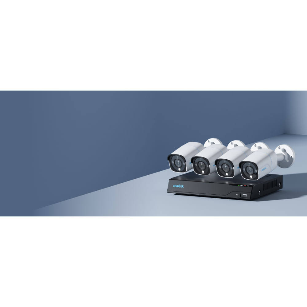 REOLINK KIT NVR 4K NVS8-8MB4 / 8 CANALES / HDD 2 TB INCLUIDO / SMART ...